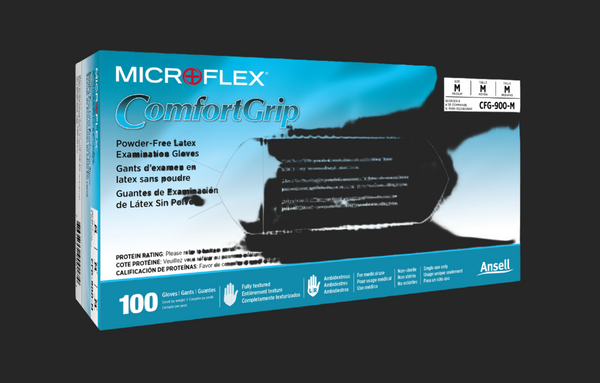 Ansell Microflex ComfortGrip Nitrile Gloves - Medical Grade Dressing ...