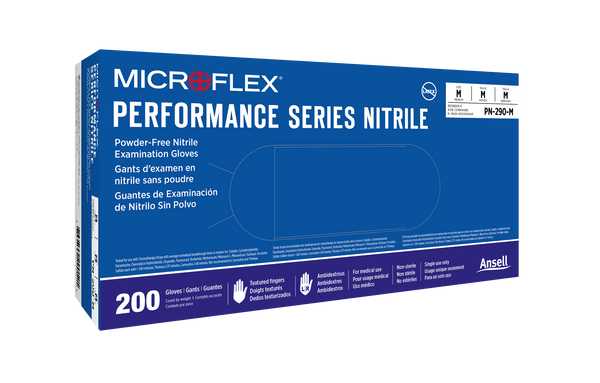 Ansell MICROFLEX® Performance Nitrile PN-290 Exam Gloves - Medical ...