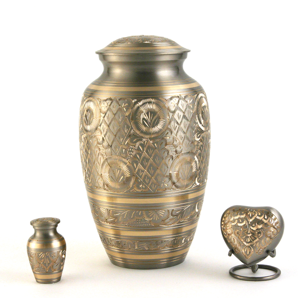 Platinum Engraved Cremation Urn | Terrybear urn | Vision Medical