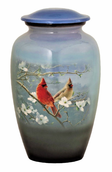 "Cardinal Couple", Cremation Urn – Vision Medical